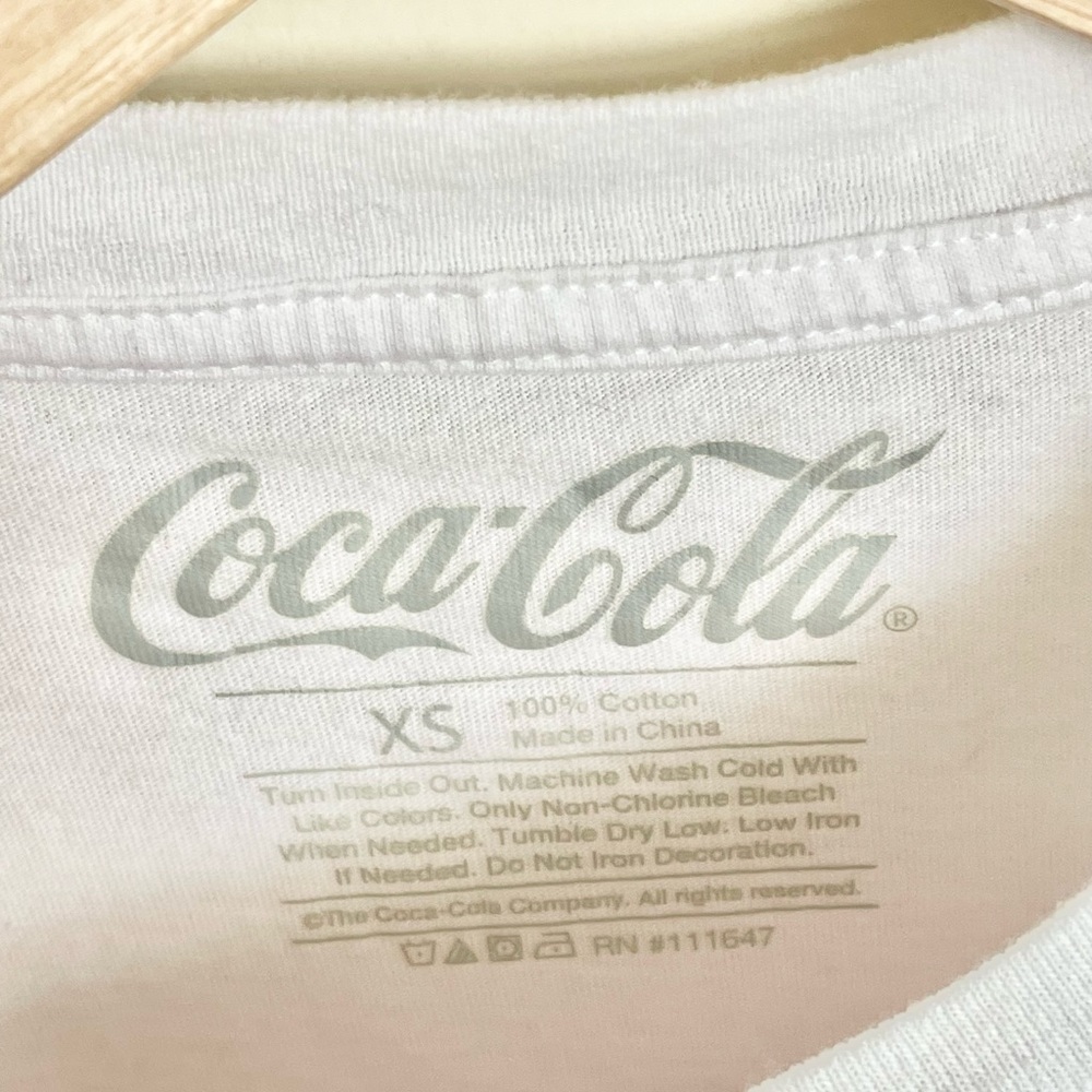 New Coca-Cola Pop Art Graphic White T Shirt Adult Siz… - Gem
